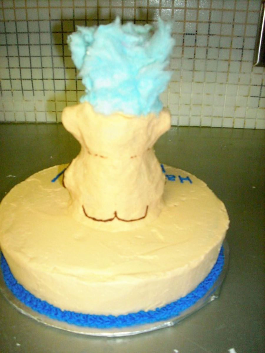 Troll Doll Cake - CakeCentral.com