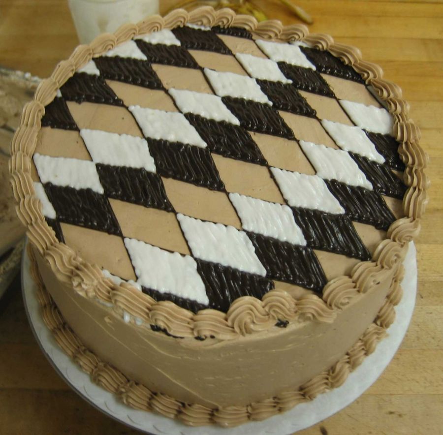 Checkboard Cake - CakeCentral.com