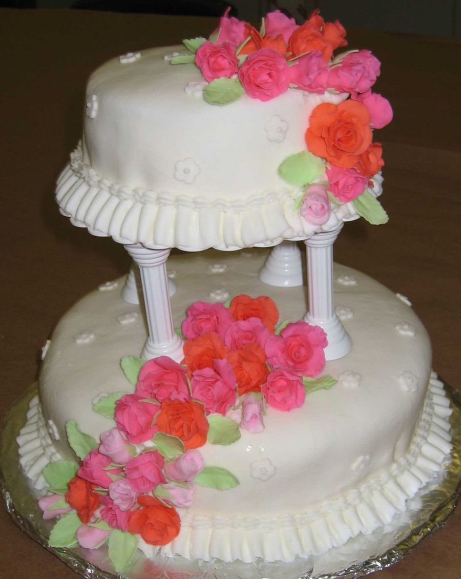 Cascading Roses - CakeCentral.com