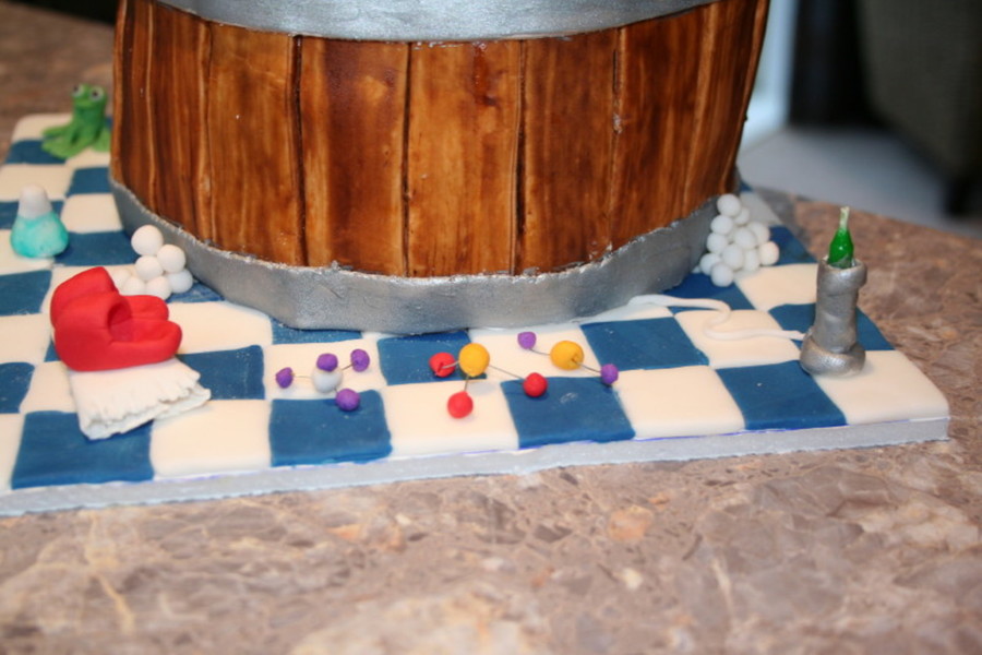 Einstein Taking A Bath!!! - CakeCentral.com