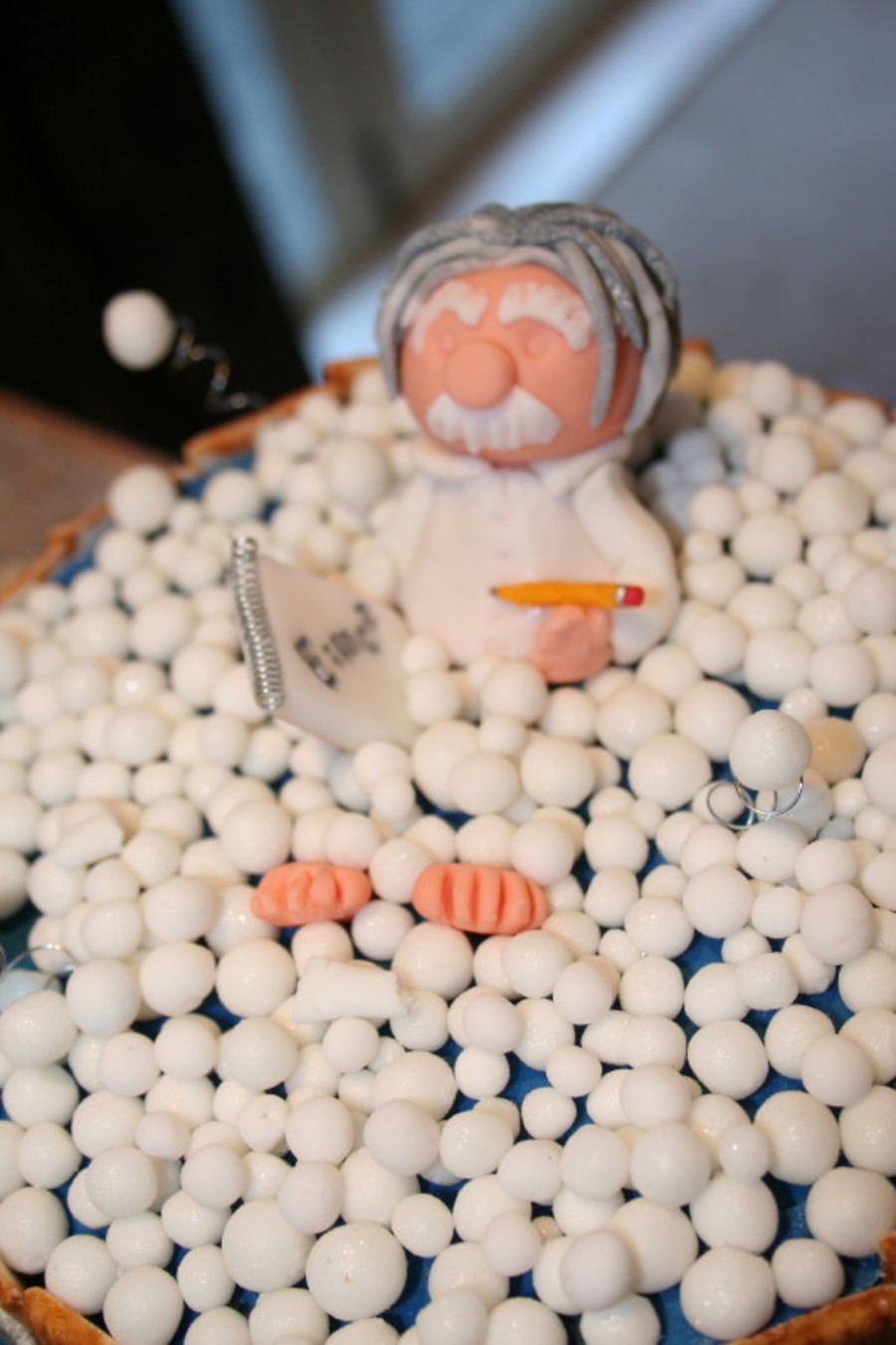 Einstein Taking A Bath!!! - CakeCentral.com