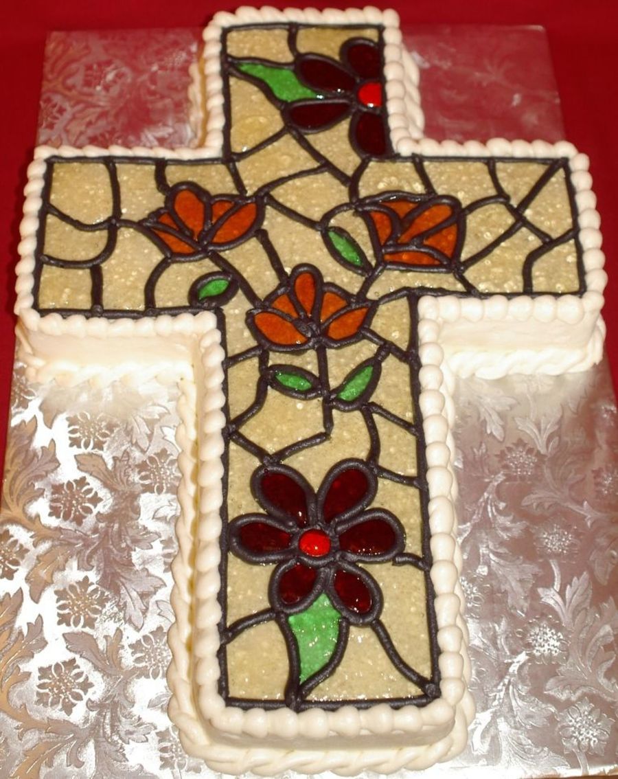 1St Communion Cross - CakeCentral.com
