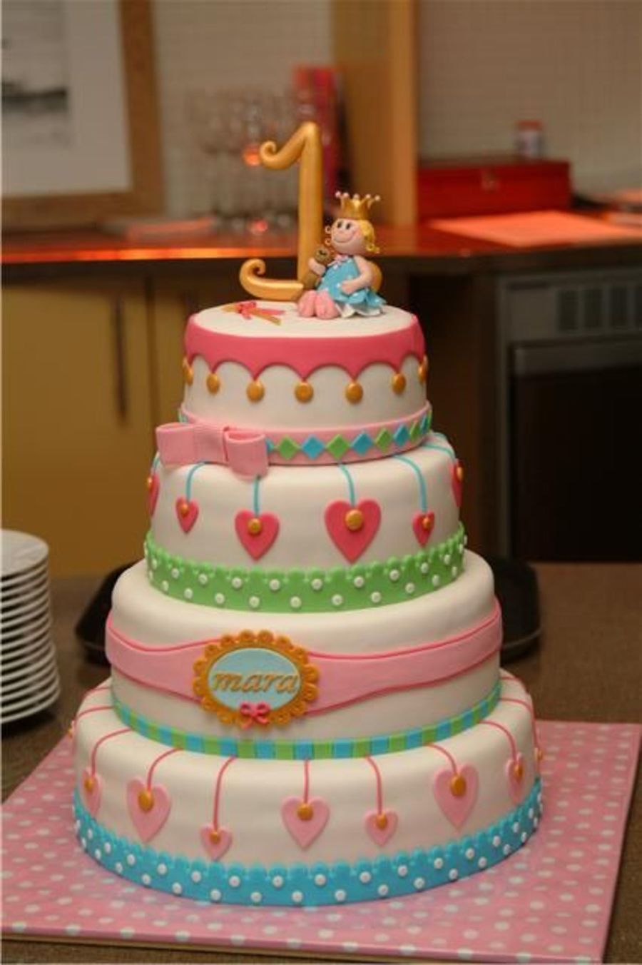 Princess Mara's 1St Birthday - CakeCentral.com