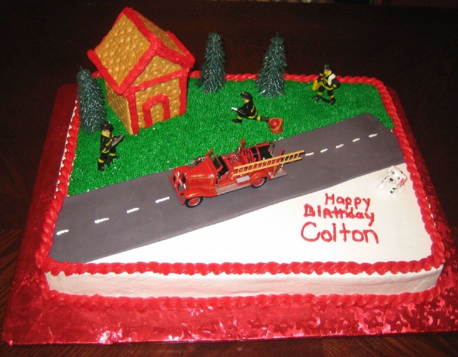 Fireman Cake - CakeCentral.com