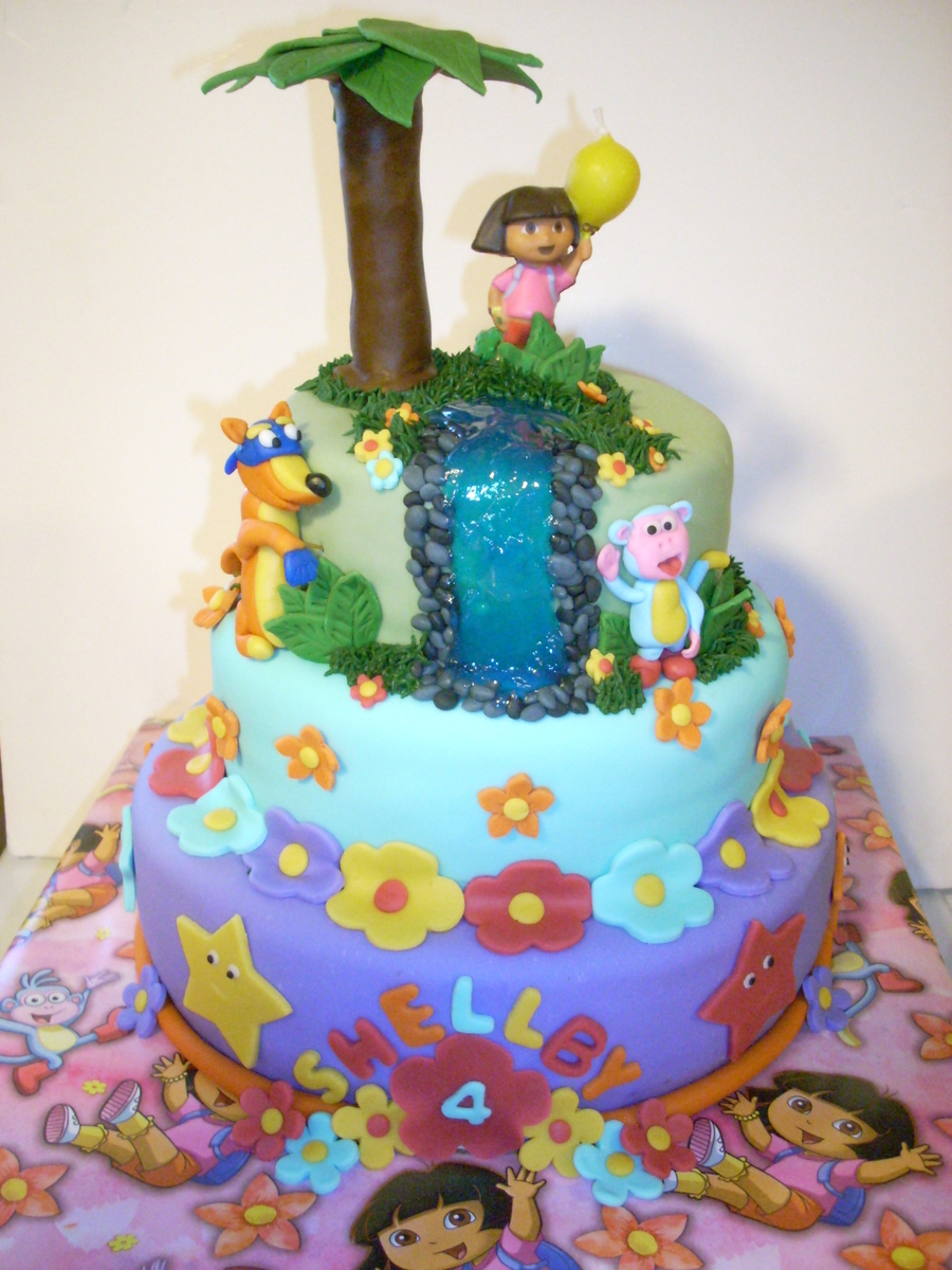 Dora The Explorer Cake - CakeCentral.com