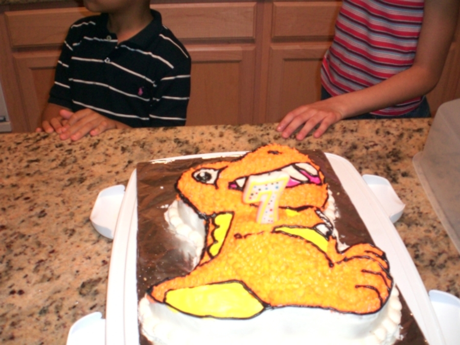 Dino Cake - CakeCentral.com
