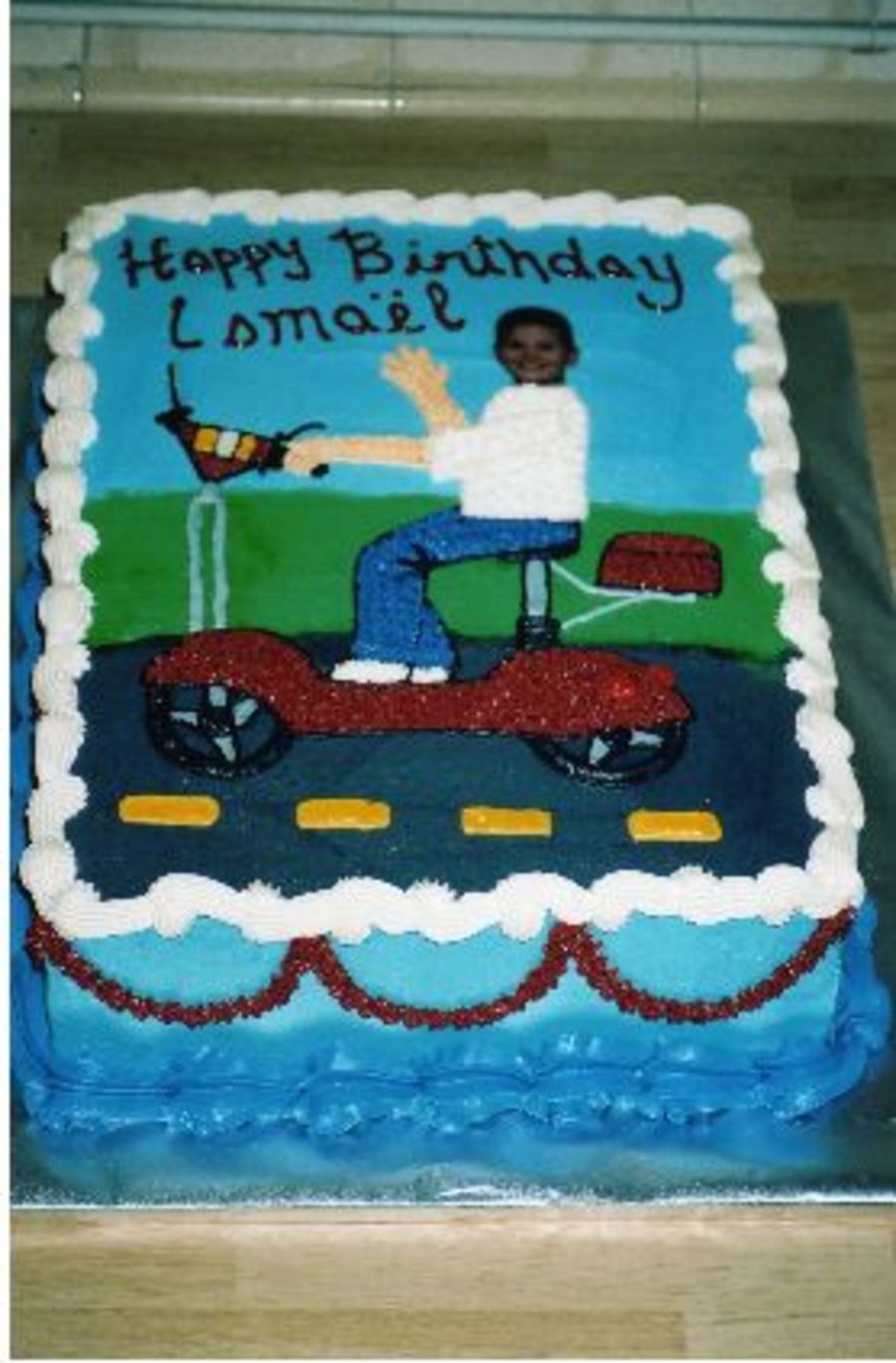 Scooter Cake - CakeCentral.com