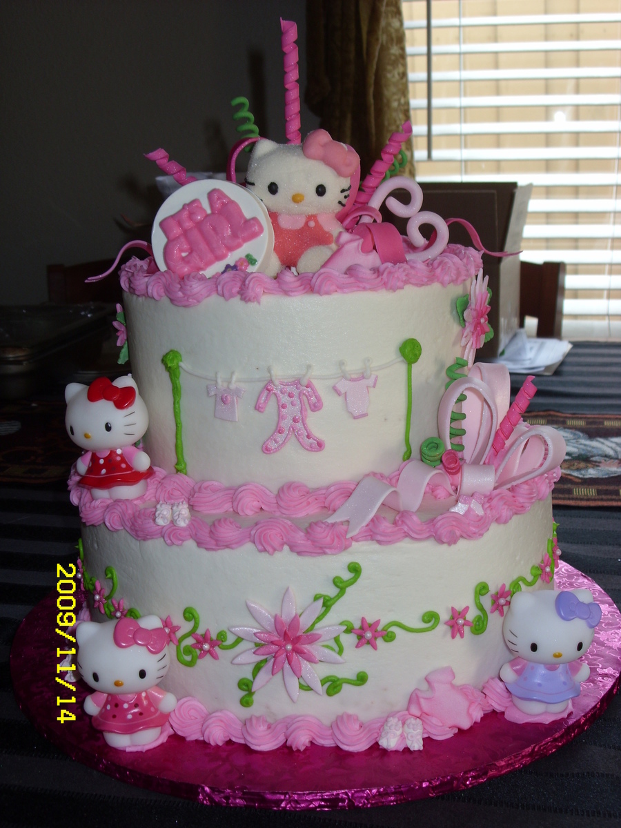 Hello Kitty Baby Shower - CakeCentral.com