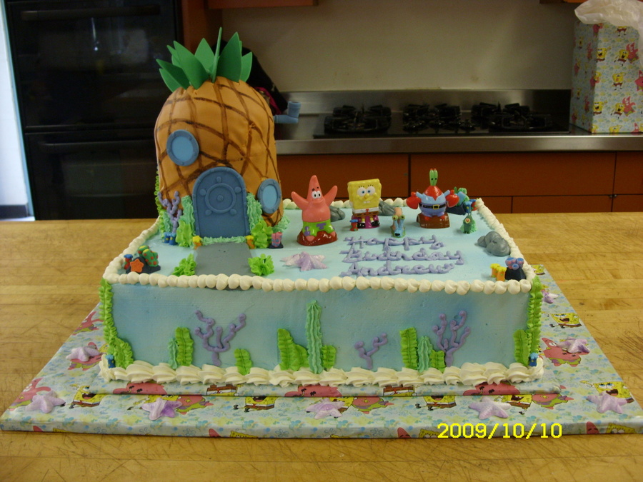 Spongebob Squarepants Cake - CakeCentral.com