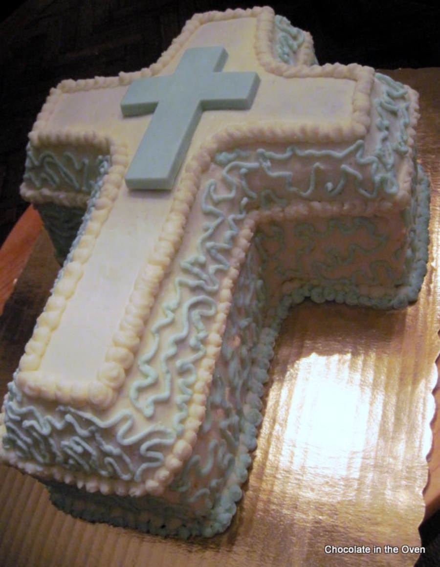 1St Holy Communion Cross - CakeCentral.com