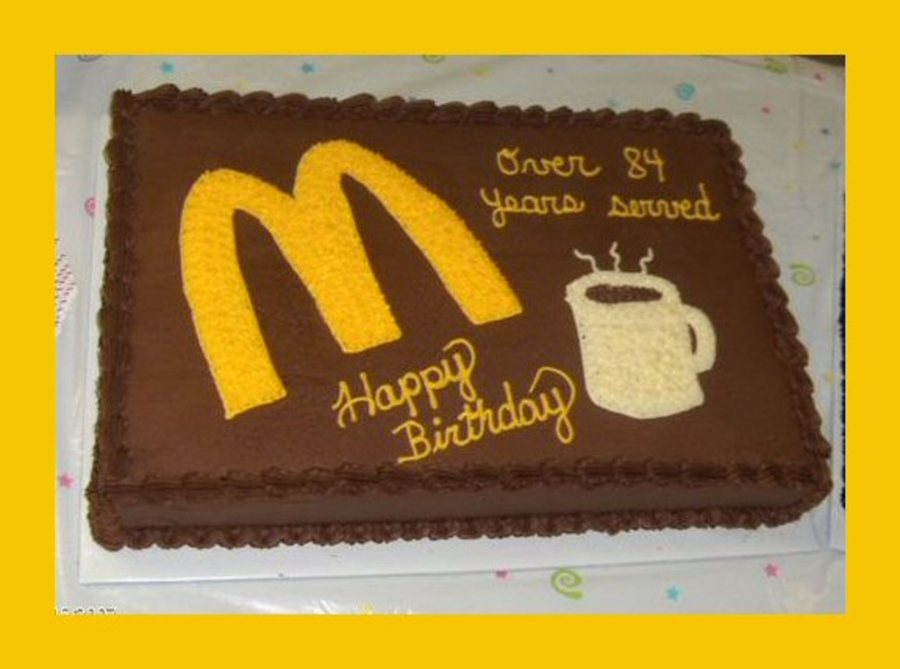 Mcdonalds Cake - CakeCentral.com