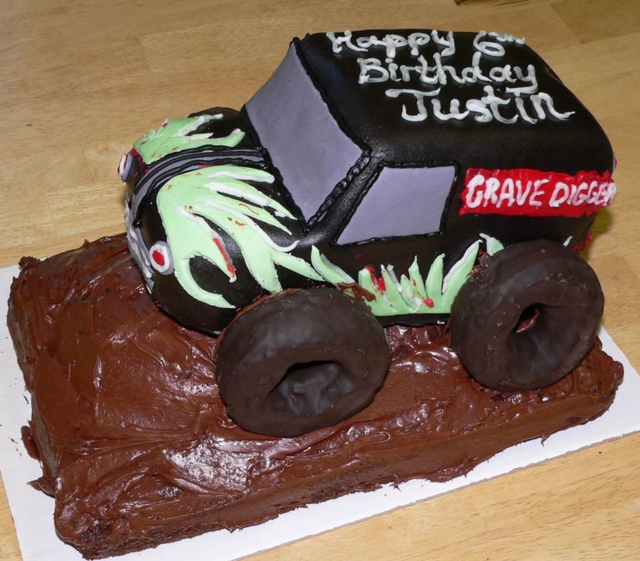 Grave Digger - Monster Truck - CakeCentral.com