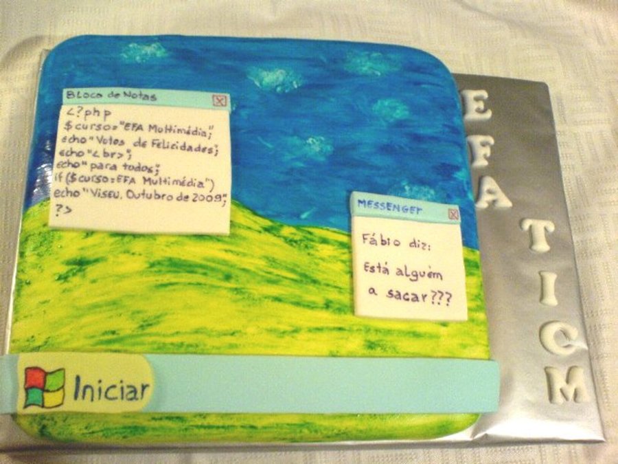 Desktop Windows Cake - CakeCentral.com