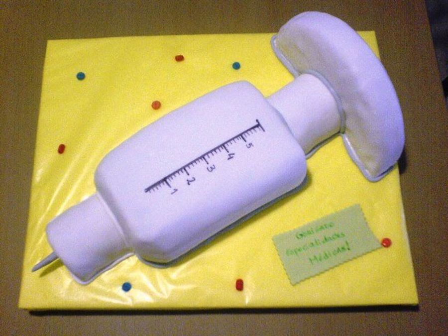 Syringe Cake - CakeCentral.com