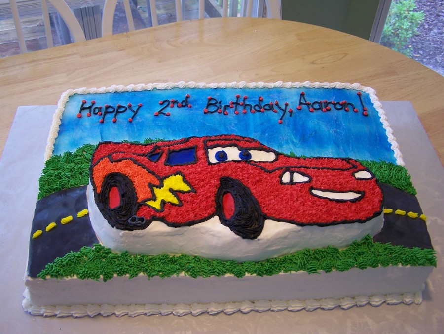 Cars Birthday Cake - CakeCentral.com