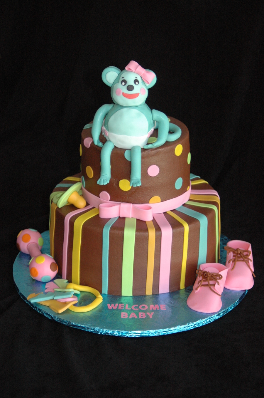 Monkey Baby Shower - CakeCentral.com