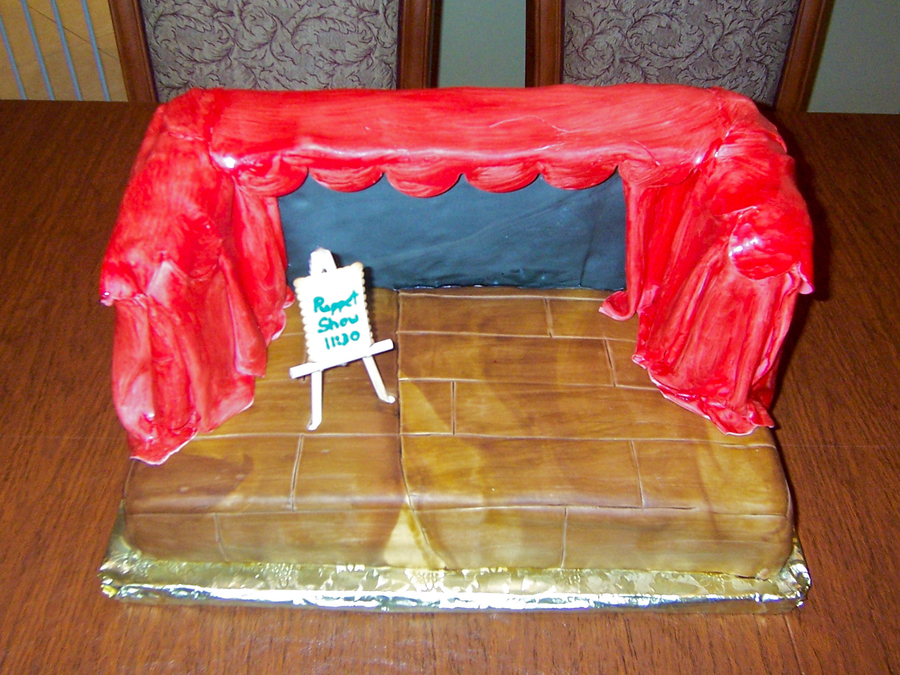Puppet Theater Stage - CakeCentral.com