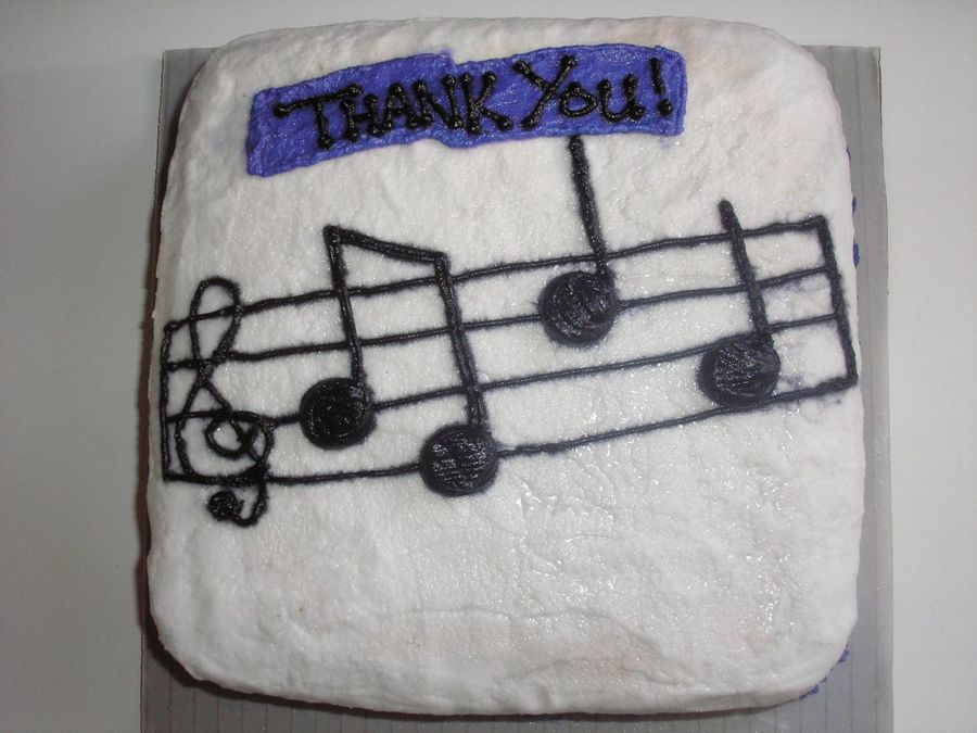 Thank You Note - CakeCentral.com