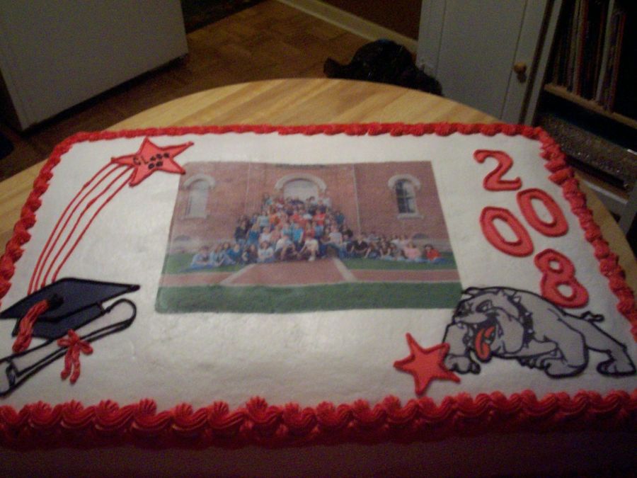 Big Graduation Cake - CakeCentral.com