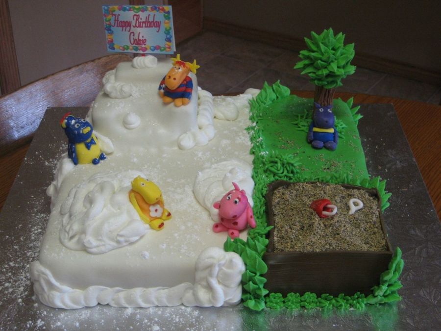 Backyardigans Cake - CakeCentral.com