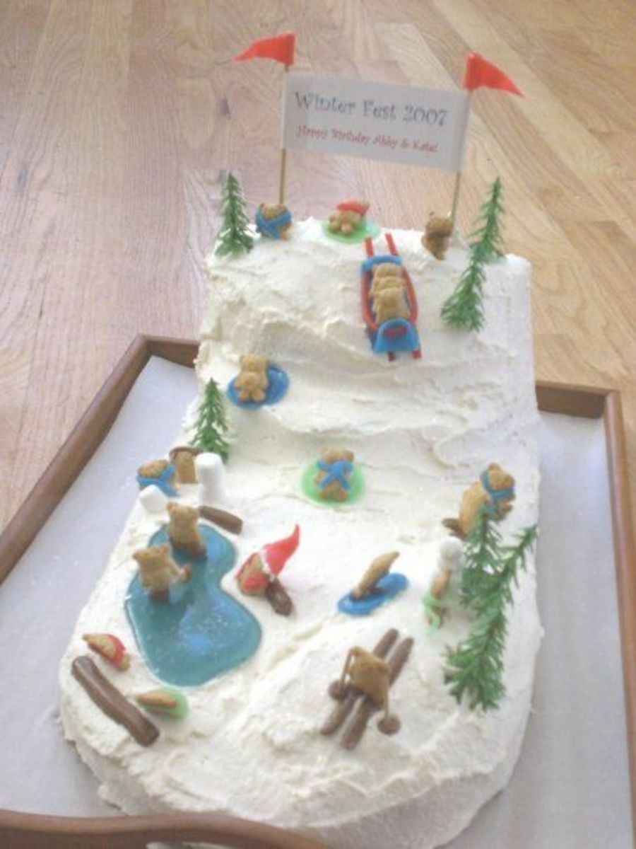 Winter Fest Birthday Cake - CakeCentral.com