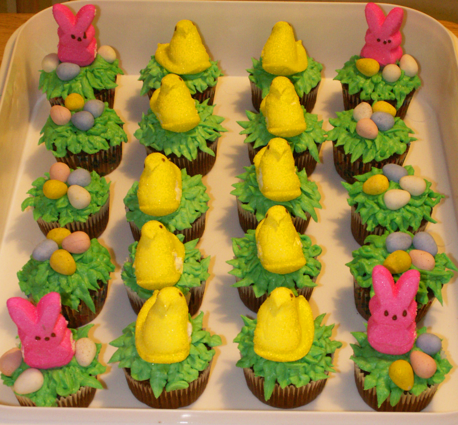 Bunny & Duck Easter Cupcakes - CakeCentral.com