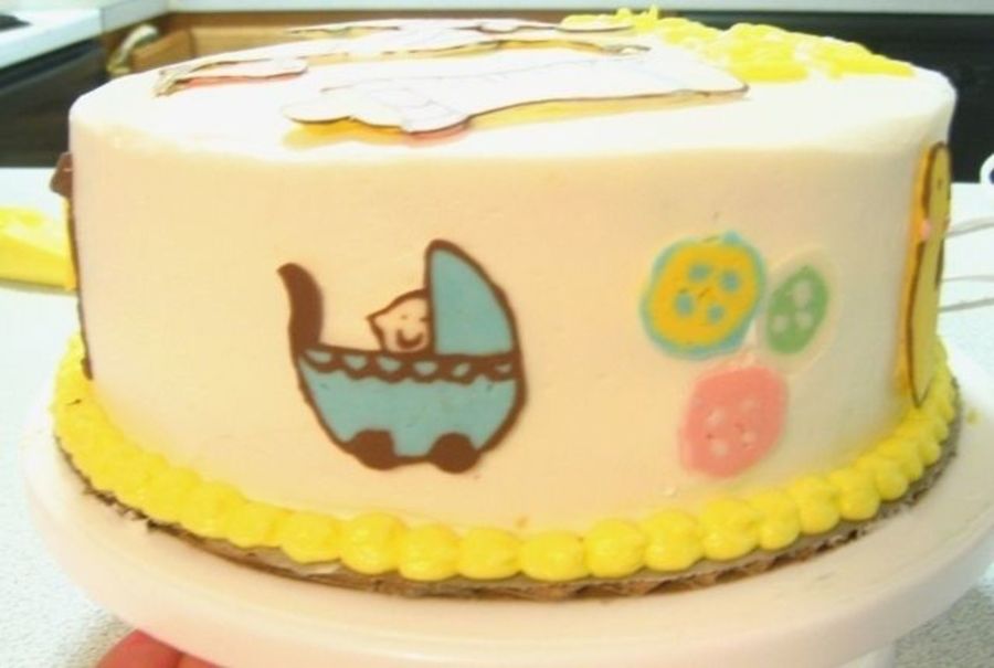 Babyshower Cake For A Coworker - CakeCentral.com