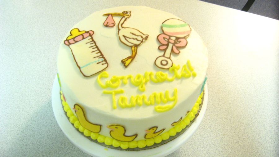 Babyshower Cake For A Coworker - CakeCentral.com