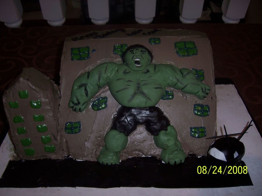 Incredible Hulk - CakeCentral.com