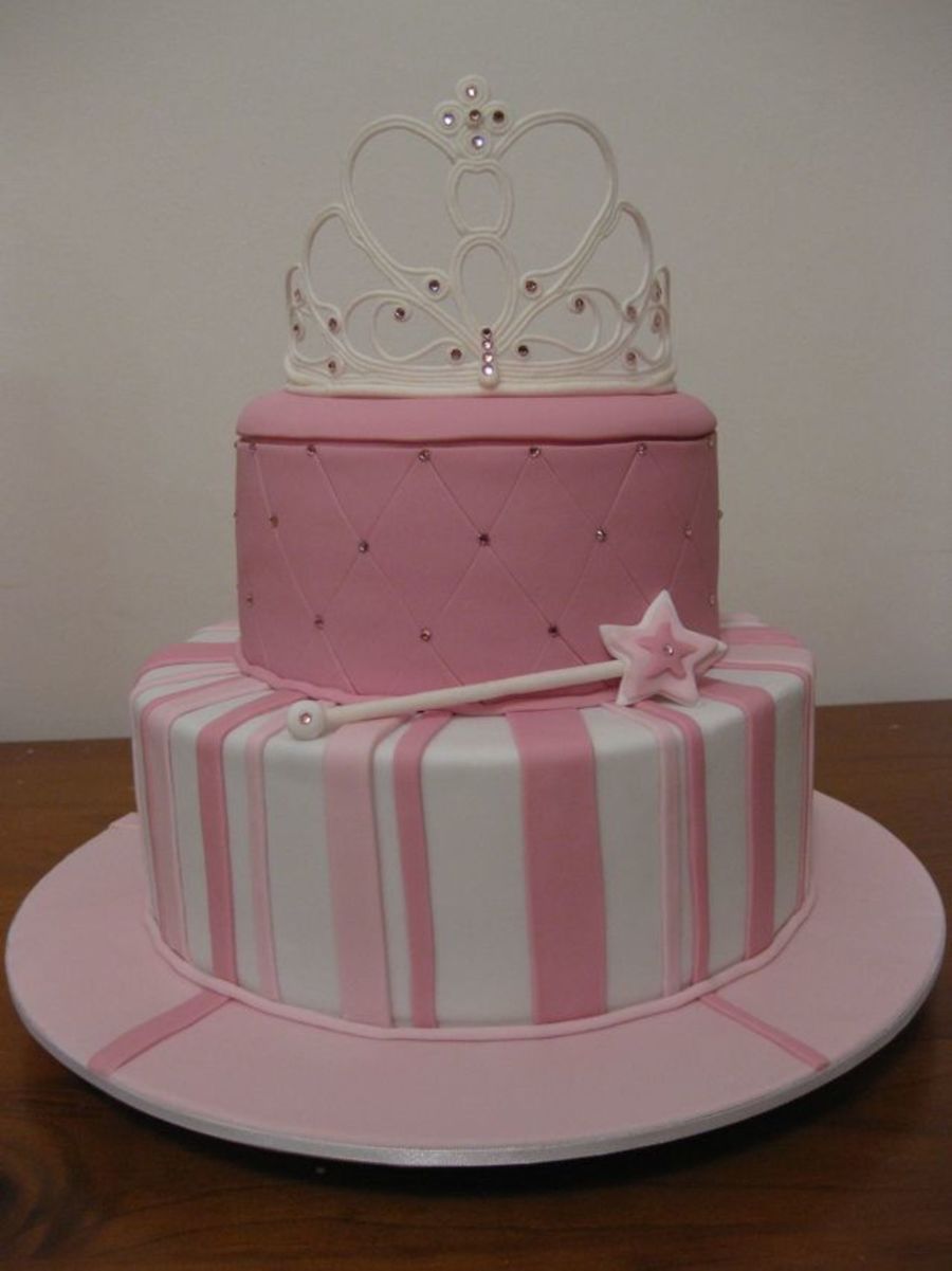 Princess First Birthday Cake - CakeCentral.com