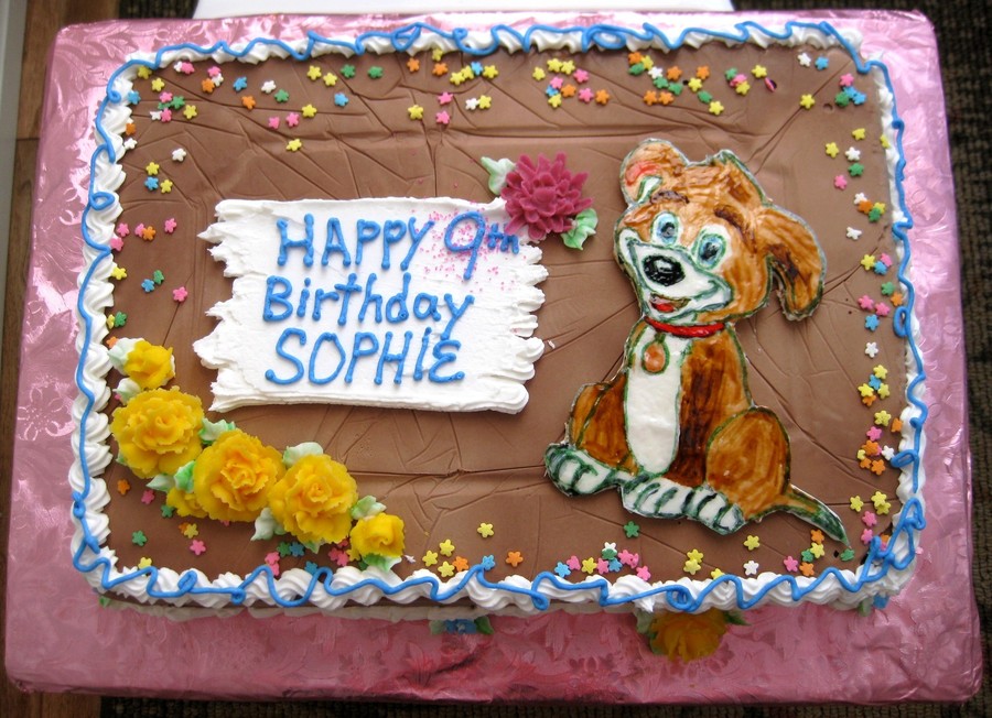 Sophie's 9Th Birthday Ice Cream Cake - CakeCentral.com