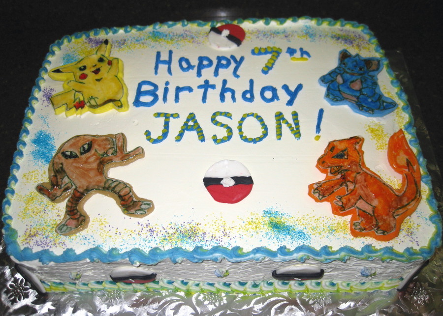 Pokemon Birthday Cake - CakeCentral.com