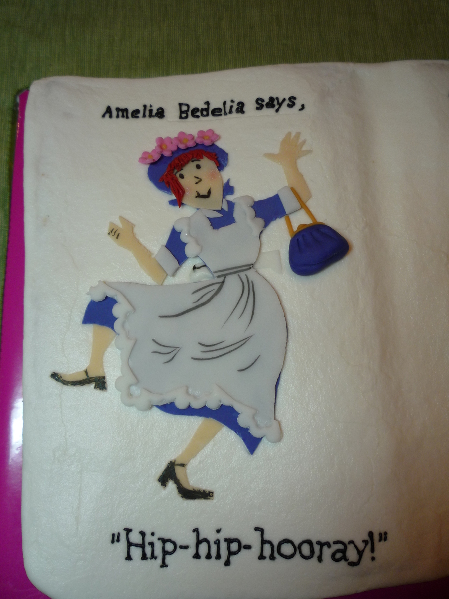 Amelia Bedelia Book Cake - CakeCentral.com