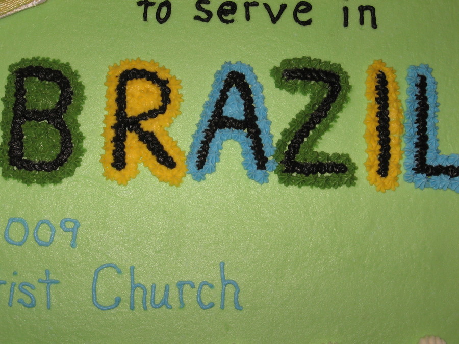 Missionary Send-Off Cake - CakeCentral.com