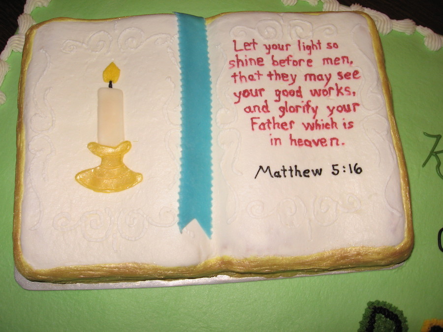 Missionary Send-Off Cake - CakeCentral.com
