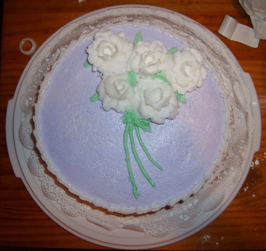 Wilton Course 1 Final Cake - CakeCentral.com