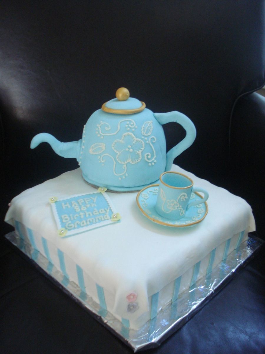Teapot Cake - CakeCentral.com