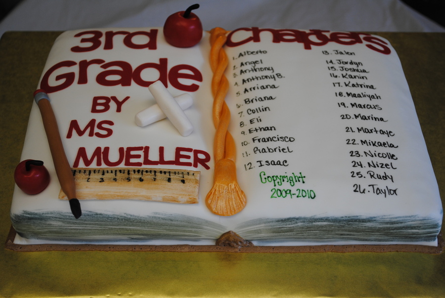 End Of Year Cake - CakeCentral.com