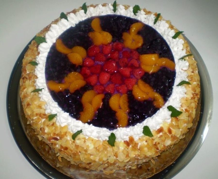 Fruit Birthday Cake - CakeCentral.com