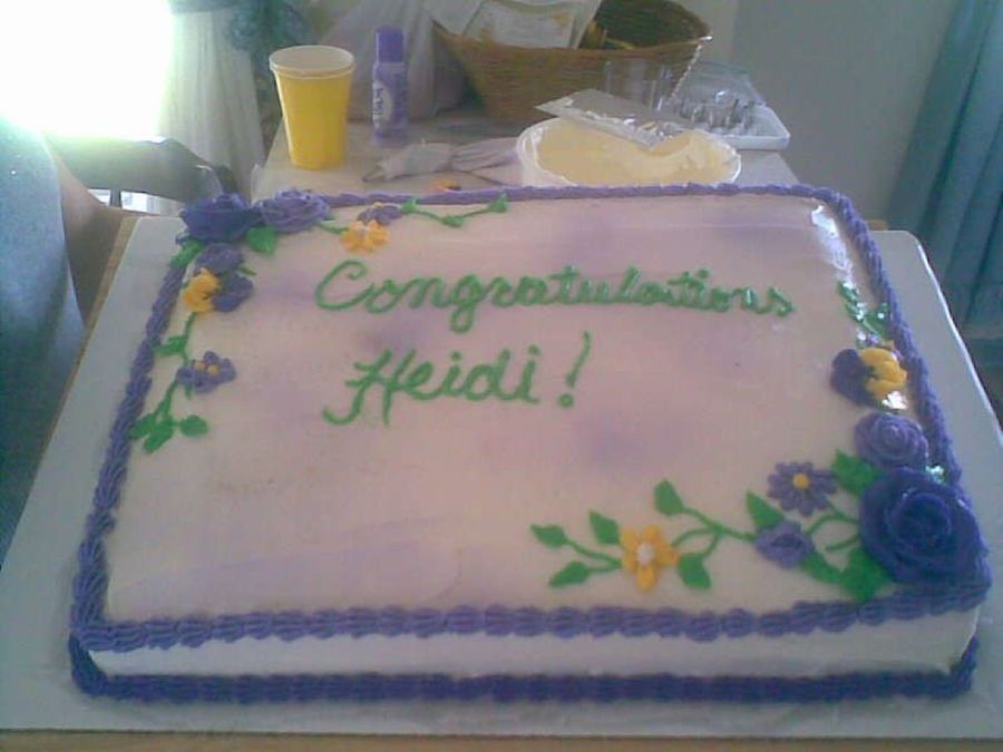 Congrats Cake!! - CakeCentral.com