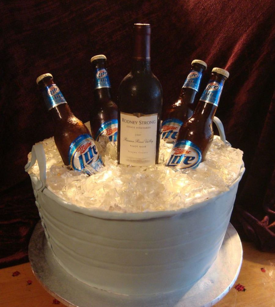 Beer...the Temporary Solution! Birthday Cake - CakeCentral.com
