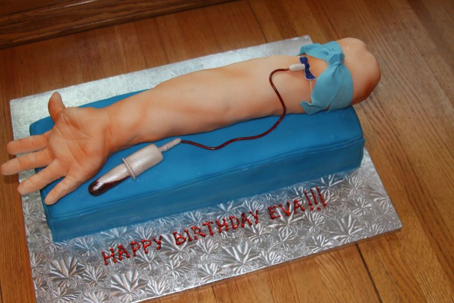 Phlebotomy Cake - CakeCentral.com