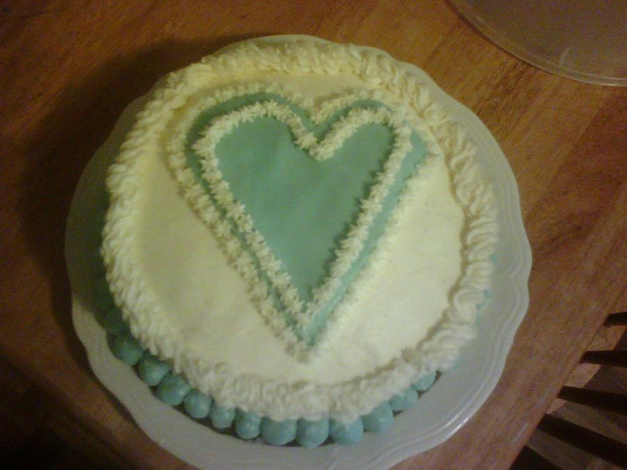 Blue Heart - CakeCentral.com