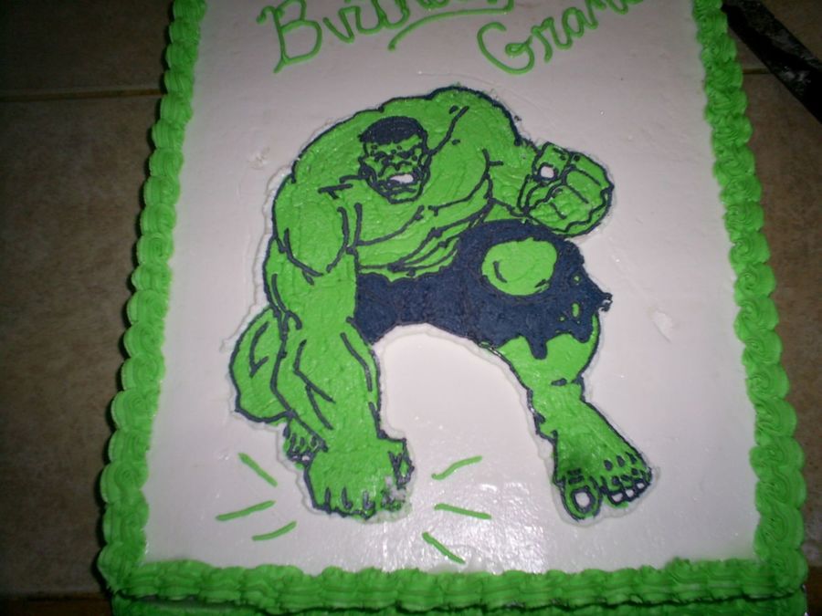 Incredible Hulk - CakeCentral.com