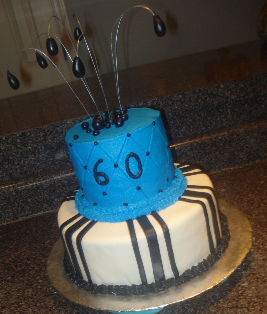 60Th Birthday Cake - CakeCentral.com