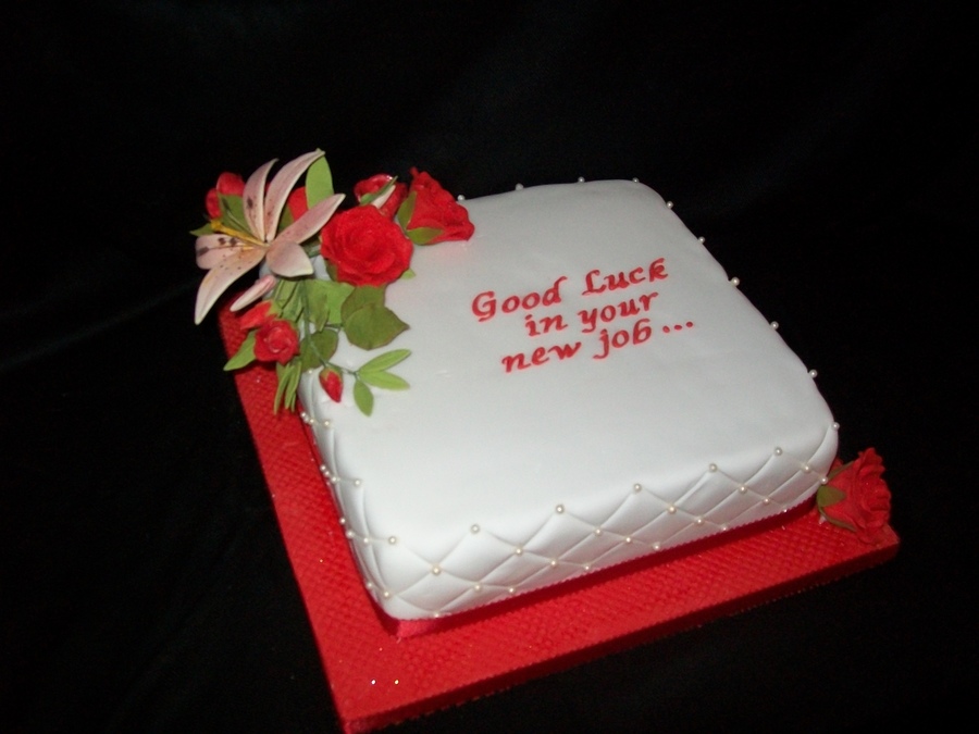 A Cake For Someone Leaving For A New Job - CakeCentral.com