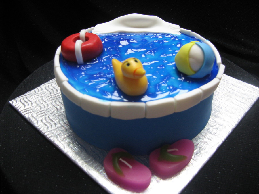 Gone Swimming - CakeCentral.com