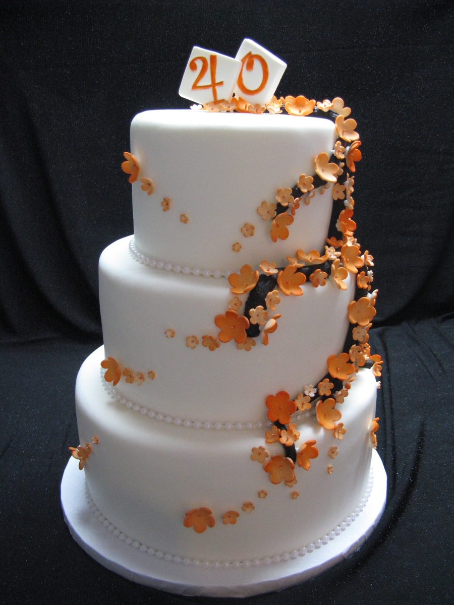 Happy 40Th - CakeCentral.com