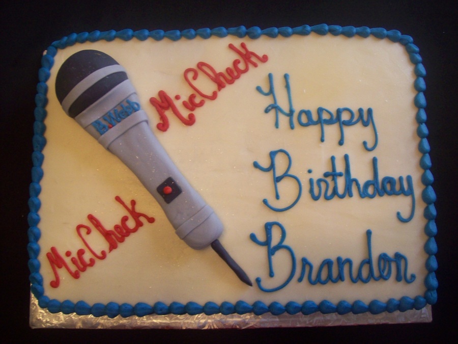 Mic Check Mic Check - CakeCentral.com