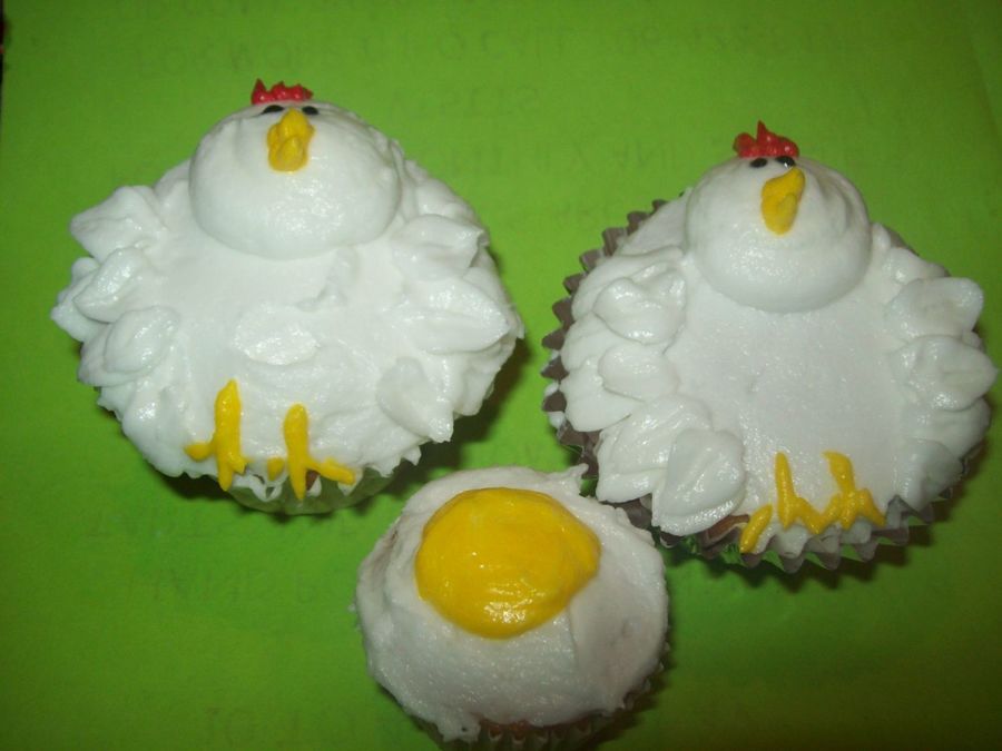 Chicks And Egg - CakeCentral.com